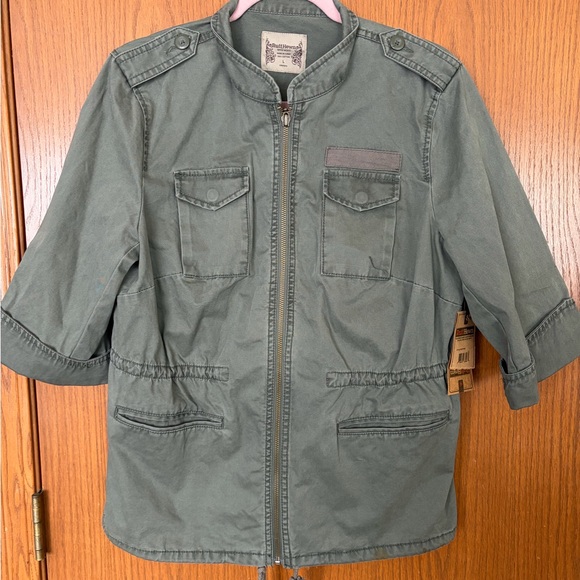 Ruff Hewn | Jackets & Coats | Nwt Ruff Hewn Olive Green Utility Jacket ...